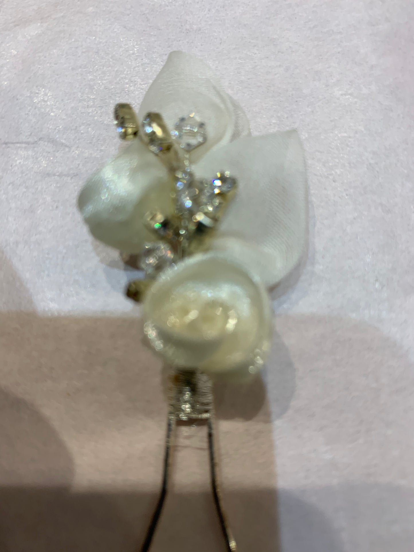 Satin flowers Pins – Aphrodite Malta